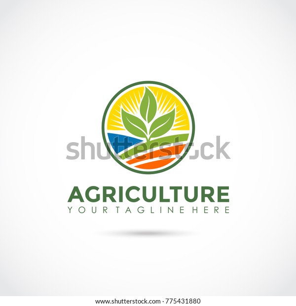 Agriculture Logo Design Vector Illustrator Eps Stock Vector (Royalty ...