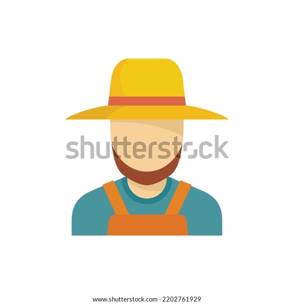 Agronomist Icon Flat Illustration Agronomist Vector Stock Vector ...