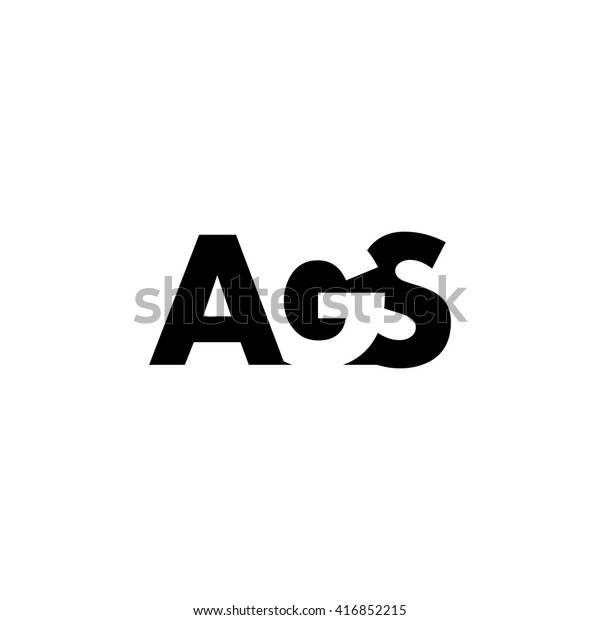 Ags Logo Vector Graphic Branding Letter Stock Vector (Royalty Free ...
