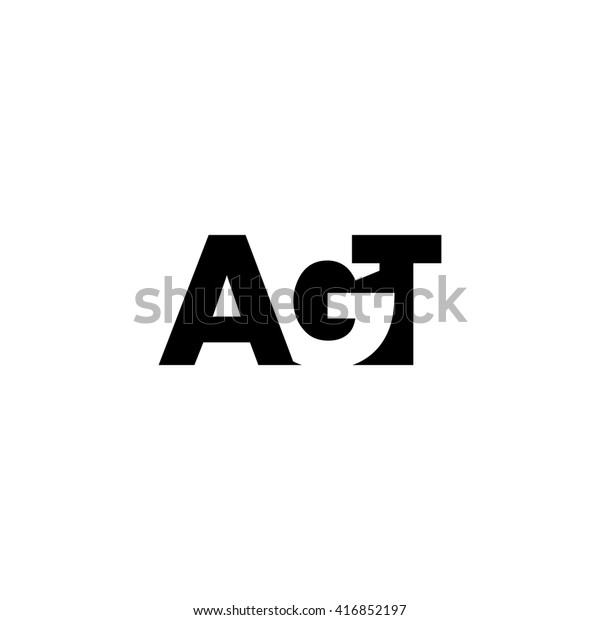 Agt Logo Vector Graphic Branding Letter 스톡 벡터(로열티 프리) 416852197