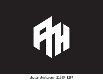 Ah Logo Design Ah Letter Logo Stock Vector (Royalty Free) 2166541297 ...