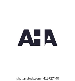 Aha Logo Vector Graphic Branding Letter Stock Vector (Royalty Free ...