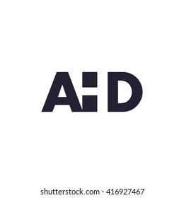 Ahd Logo Vector Graphic Branding Letter Stock Vector (Royalty Free ...