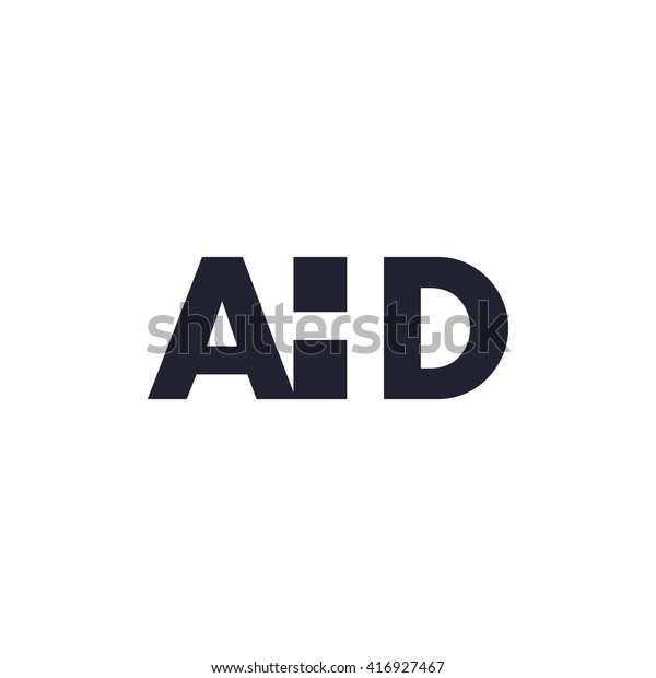 Ahd Logo Vector Graphic Branding Letter Stock Vector (Royalty Free ...