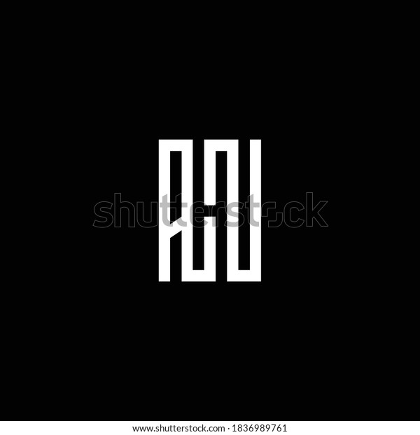 Ahn Logo Ahn Letter Logo Ahn Stock Vector (Royalty Free) 1836989761 ...