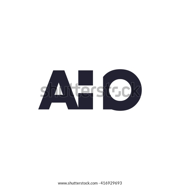 Aho Logo Vector Graphic Branding Letter: vector de stock (libre de ...