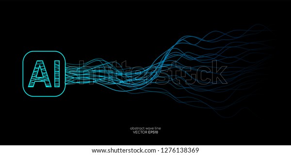 Ai Artificial Intelligence Wave Lines Neural Stock Vector (Royalty Free ... Ai Artificial Intelligence Wave Lines Neural Stock Vector (Royalty Free ...