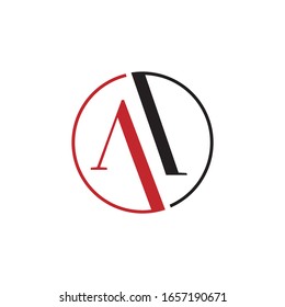Aa Logo Circle Icon Symbol Stock Vector (Royalty Free) 1657173457