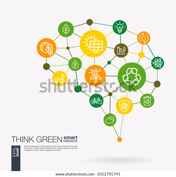 Ai Creative Think Green System Concept Stock Vector (Royalty Free ...