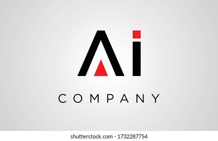 Ai Letter Logo Design Vector Stock Vector (Royalty Free) 1732287754 ...