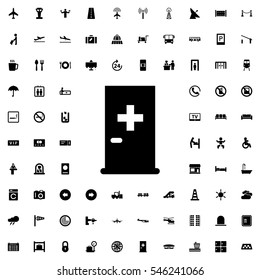 Aid Post Icon Illustration Isolated Vector Stock Vector (Royalty Free ...