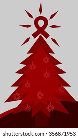 Aids Christmas Tree Stock Vector (Royalty Free) 356871953 | Shutterstock