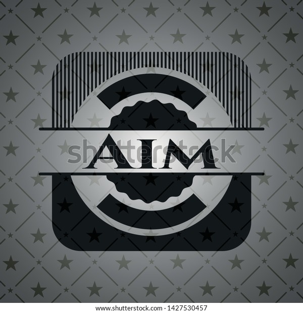 Aim Dark Emblem Vector Illustration Detailed Stock Vector (Royalty Free ...
