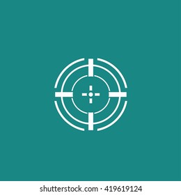 Aim Icon Stock Vector (Royalty Free) 405194335 Aim Icon Stock Vector (Royalty Free) 405194335