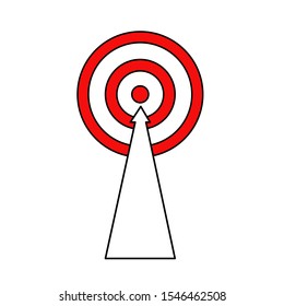 Aim Vector Illustration Cartoon Style Stock Vector (Royalty Free ...