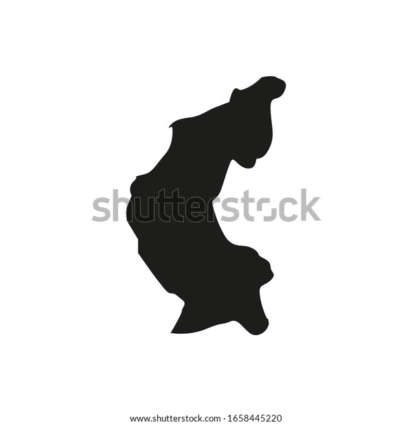 Ainaro Region Map East Timor Country Stock Vector (Royalty Free ...