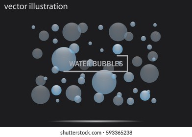 Air Bubbles Water Icon Vector Illustration: vector de stock (libre de ...