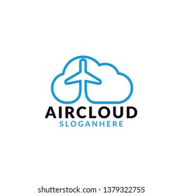 Air Cloud Logo Template Eps10 Stock Vector (Royalty Free) 1379322755 ...