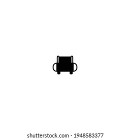 Air Compressor Logo Icon Design Black Stock Vector (Royalty Free ...