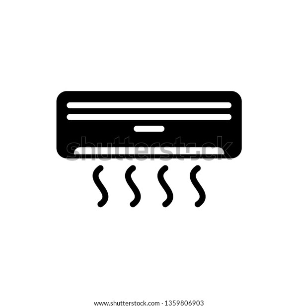 Air Conditioner Icon Ac Logo Vector Stock Vector (Royalty Free ...