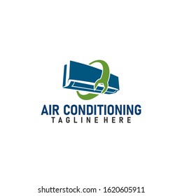 Air Conditioner Logo Design Vector Template Stock Vector (Royalty Free ...