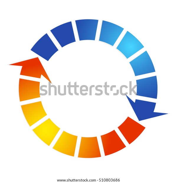 Air Conditioning Design Arrow Symbol Stock Vector (Royalty Free) 510803686
