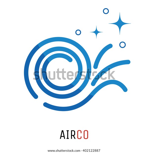 Air Conditioning Logo Concept Fresh Clean Stock Vector (Royalty Free ...