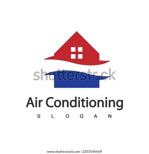 Air Conditioning Logo Hvac Logo Concept Stock Vector (Royalty Free ...