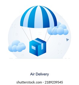 Air Delivery Delivery Icon Concept Stock Vector (Royalty Free ...