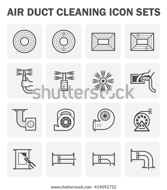 Air Duct Cleaning Icon Cleaner Equipment Stock Vector (Royalty Free ...