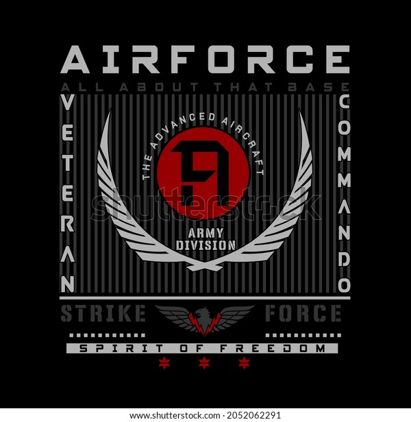Air Force Army Division Advanced Aircraft Stock Vector (Royalty Free ...