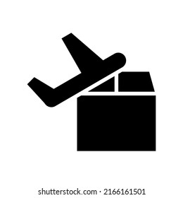 Air Freight Icon Logo Isolated Sign Stock Vector (Royalty Free ...