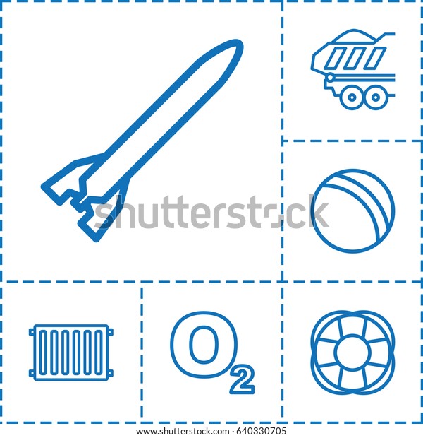 Air Icon Set 6 Air Outline Stock Vector (Royalty Free) 640330705 ...