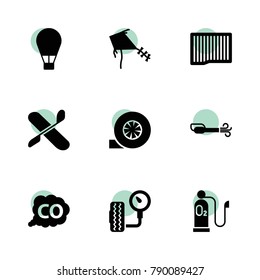 Air Icons Vector Collection Filled Air: vector de stock (libre de ...