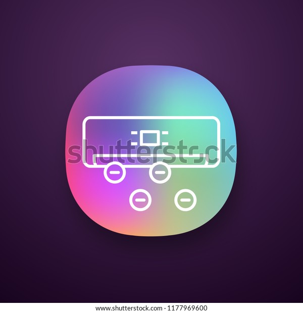 Air Ionizer App Icon Ionization Air Stock Vector (Royalty Free ...