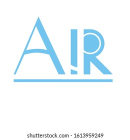 Air Logo Round Text Simple Stock Vector (Royalty Free) 1613959249 ...