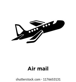 Air Mail Icon Vector Isolated On Stock Vector (Royalty Free) 1176653131 ...