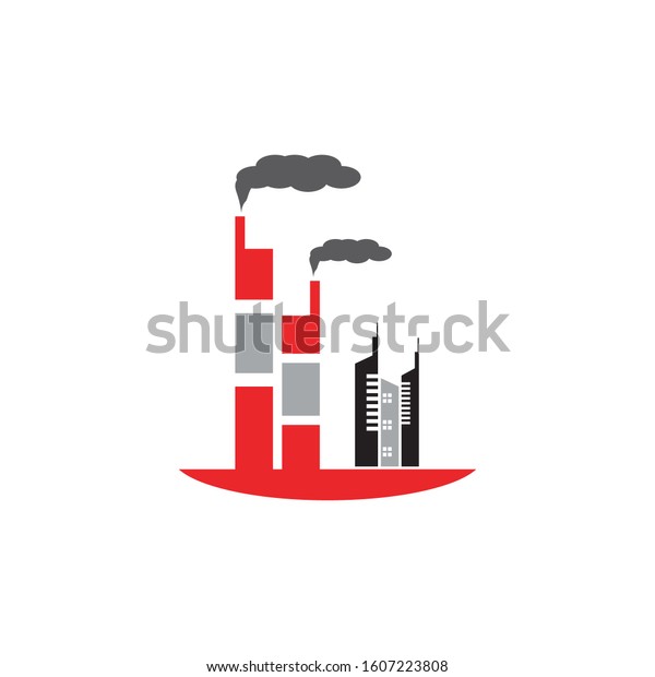 Air Pollution Logo Vector Illustration Stock Vector (Royalty Free ...