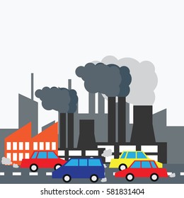 Air Pollution Poster 스톡 벡터(로열티 프리) 581831386 | Shutterstock