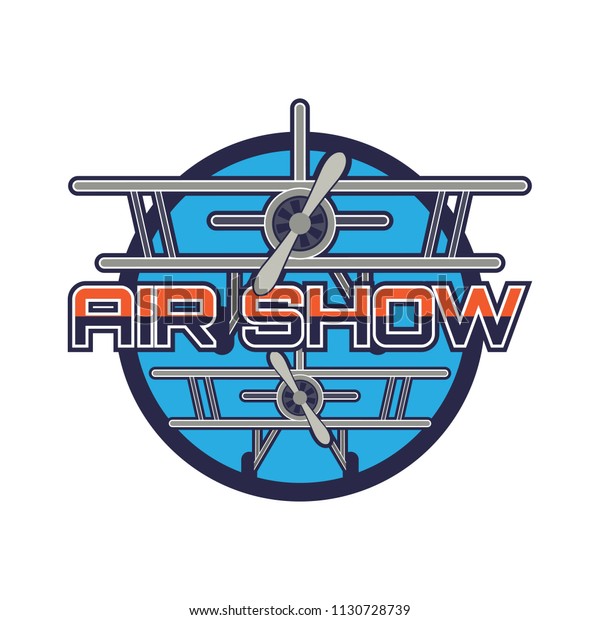 Air Show Logo Vector Illustration Stock Vector (Royalty Free ...