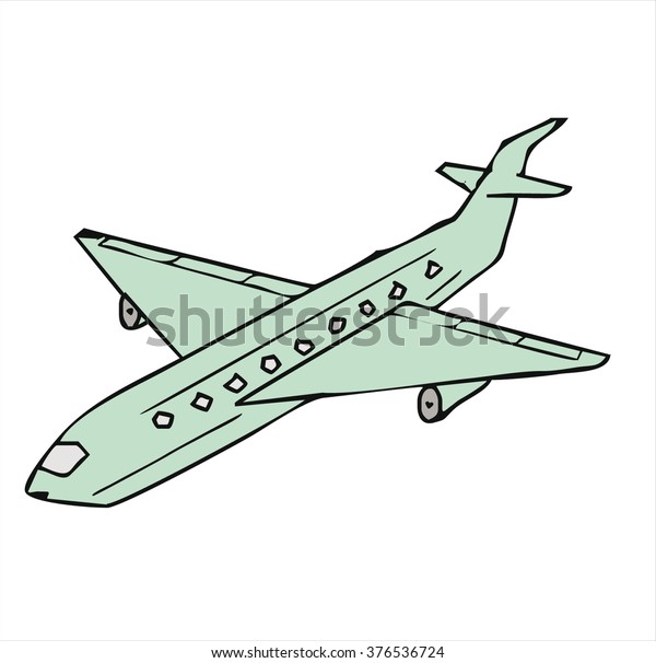 Aircraft Air Transport Cartoon Vector: เวกเตอร์สต็อก (ปลอดค่าลิขสิทธิ์ ...