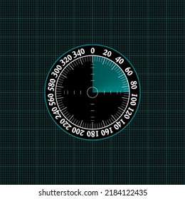 Aircraft Missile Scanner Using Radar Radar Stock Vector (Royalty Free ...