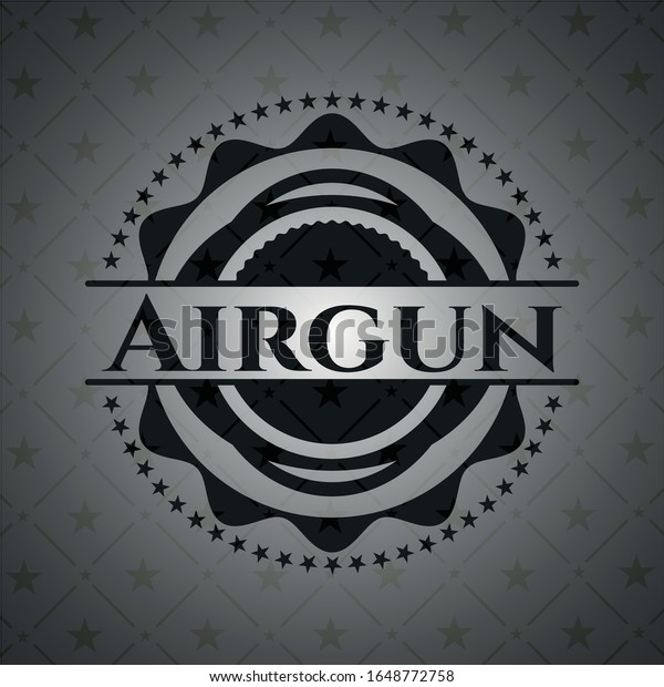 Airgun Dark Icon Emblem Vector Illustration Stock Vector (Royalty Free ...