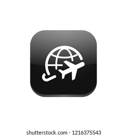 Airline App Icon Stock Vector (Royalty Free) 1216375543 | Shutterstock