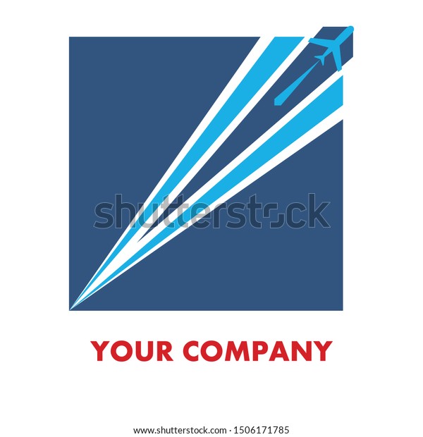 Airline Vector Logo Design Plane Image Stock Vector (Royalty Free ...