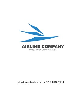 Airlines Logo Template Design Vector Illustration Stock Vector (Royalty ...