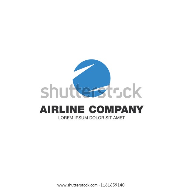 Airlines Logo Template Design Vector Illustration Stock Vector (Royalty ...