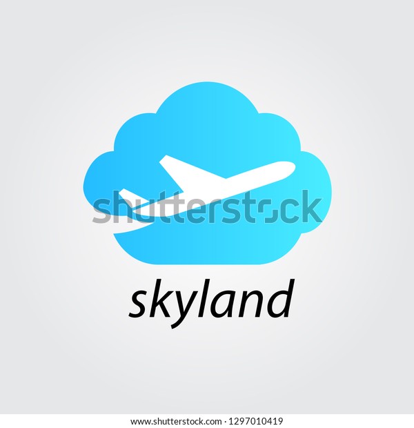 Airlines Sky Logos Travel Logo Vector 스톡 벡터(로열티 프리) 1297010419 ...