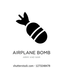 Airplane Bomb Icon Vector On White Stock Vector (Royalty Free ...