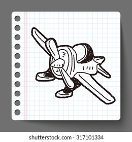 Airplane Doodle Stock Vector (Royalty Free) 361688876 | Shutterstock